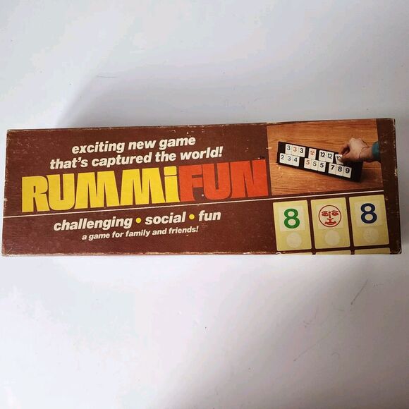 DAN FRANK | Games | Vintage Rummifun Dan Frank Company Vintage Rummikub ...